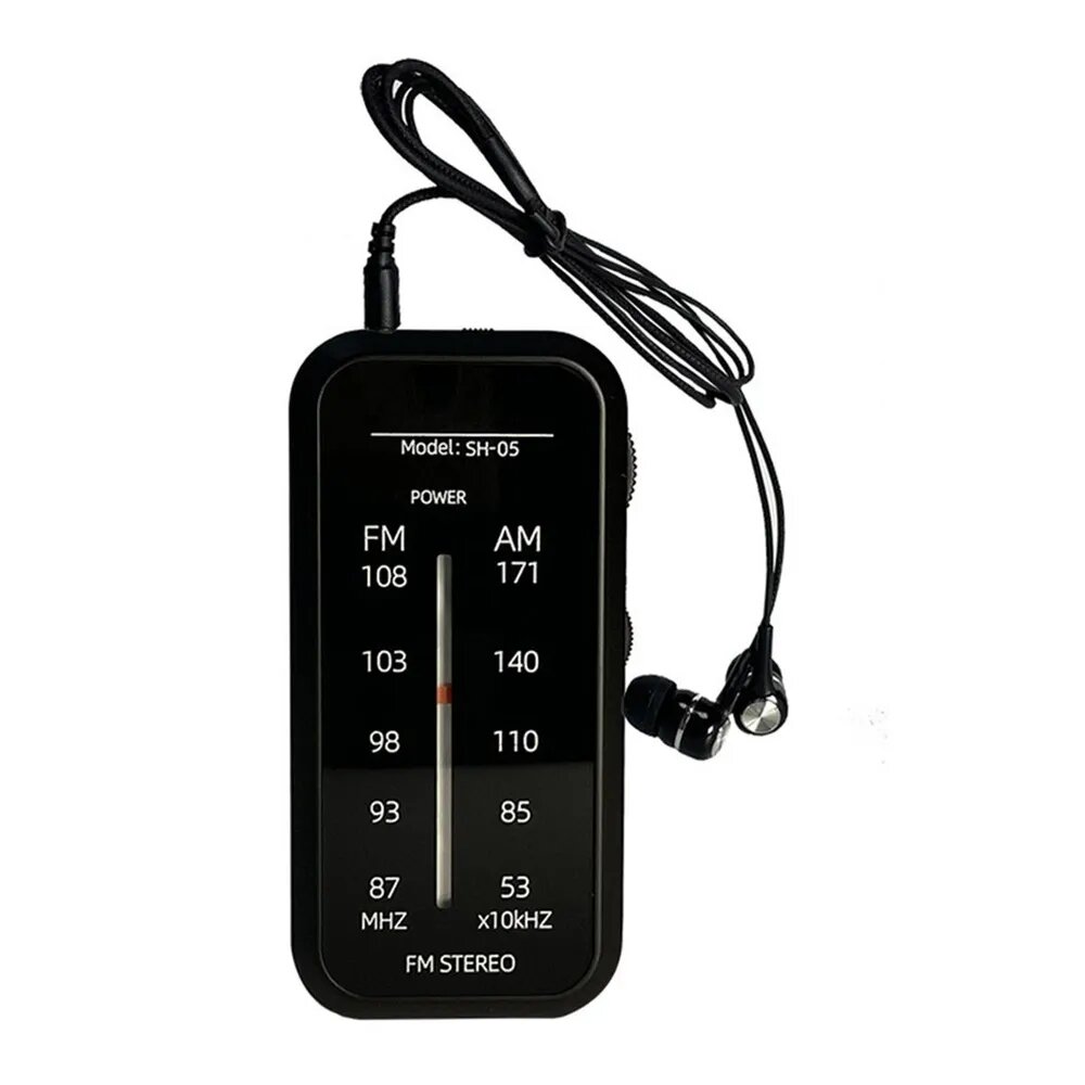 Мини-радио Портативные радиоприемники AM FM Hand Stereo FM87-108MHz MP3-плеер с наушниками