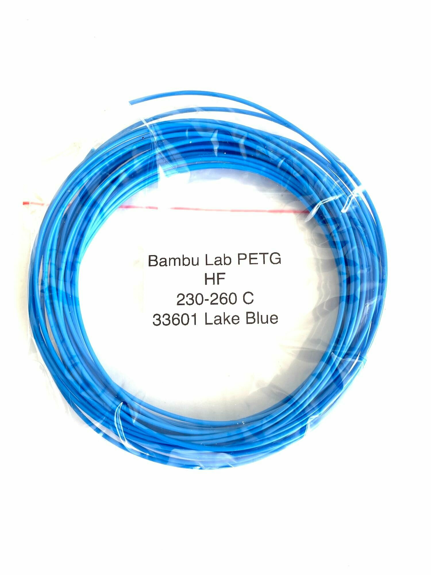 Пластик 10 метров Bambu Lab PETG HF 33601 Lake Blue