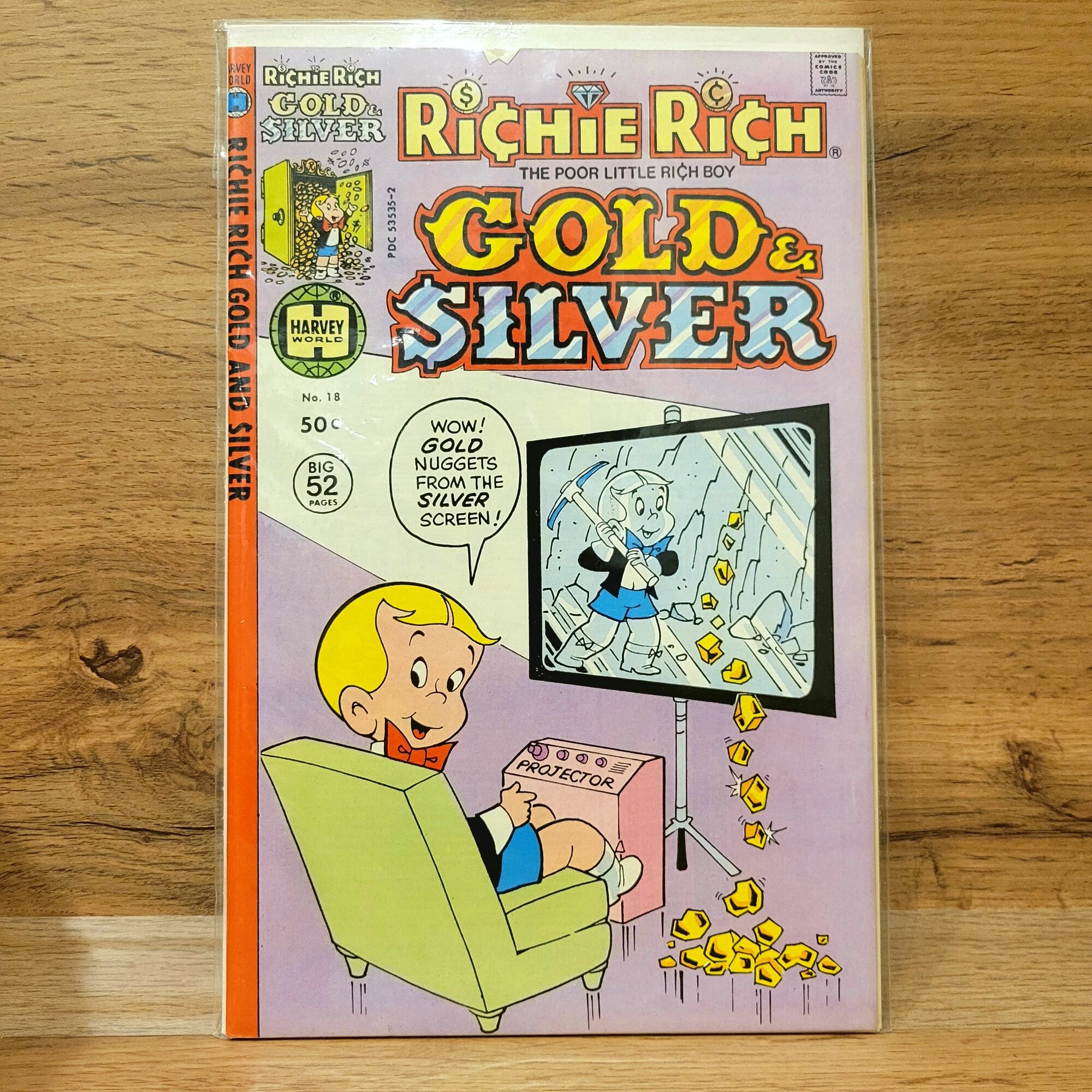 Раритетный Комикс Richie Rich Gold And Silver #18. 1975 Год. Комикс (сингл) на английском языке