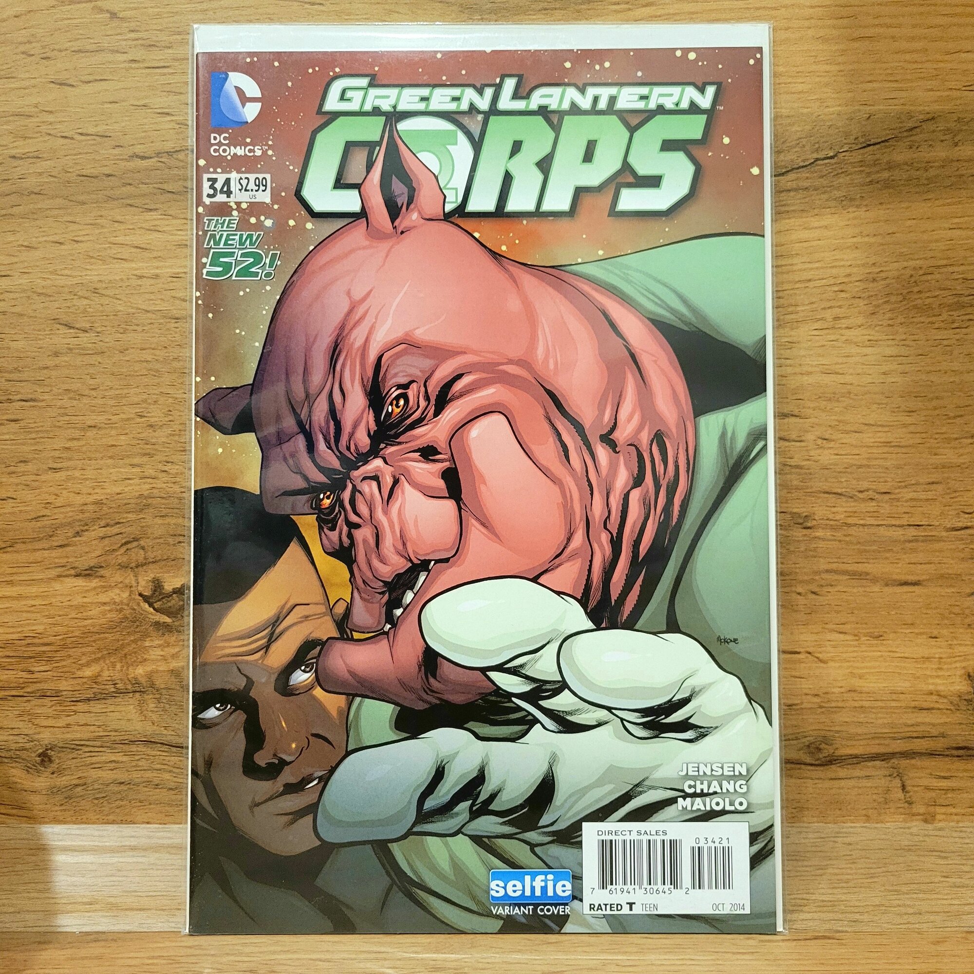 Green Lantern #34. Оригинальный Комикс (сингл) на английском языке.