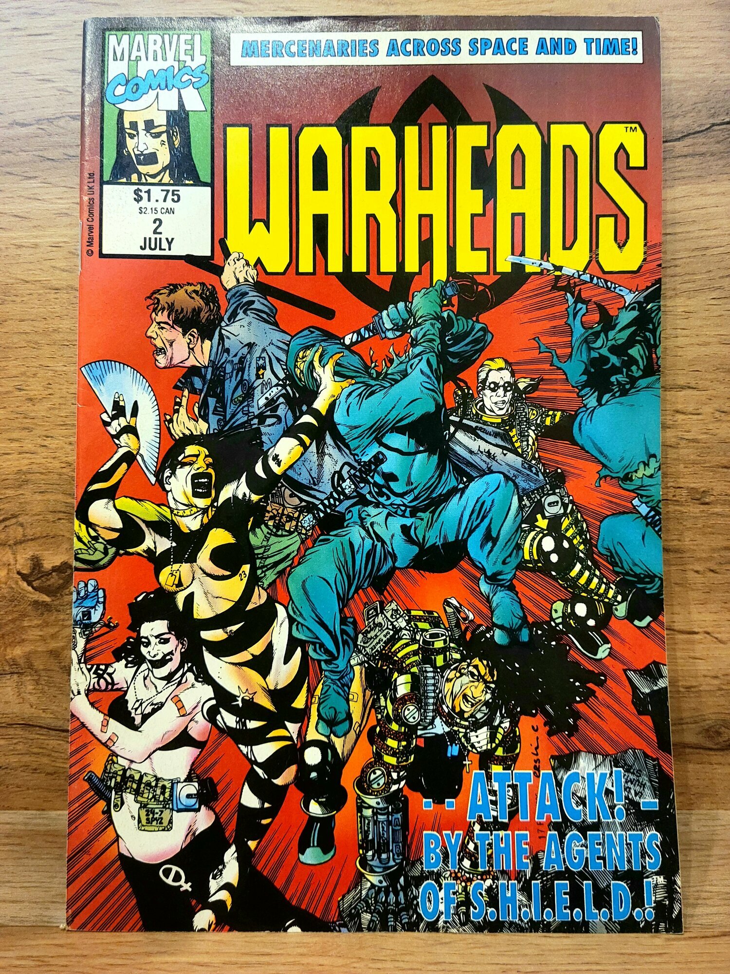 Ретро Комикс War Heads #2. 1988 Год. Оригинал!