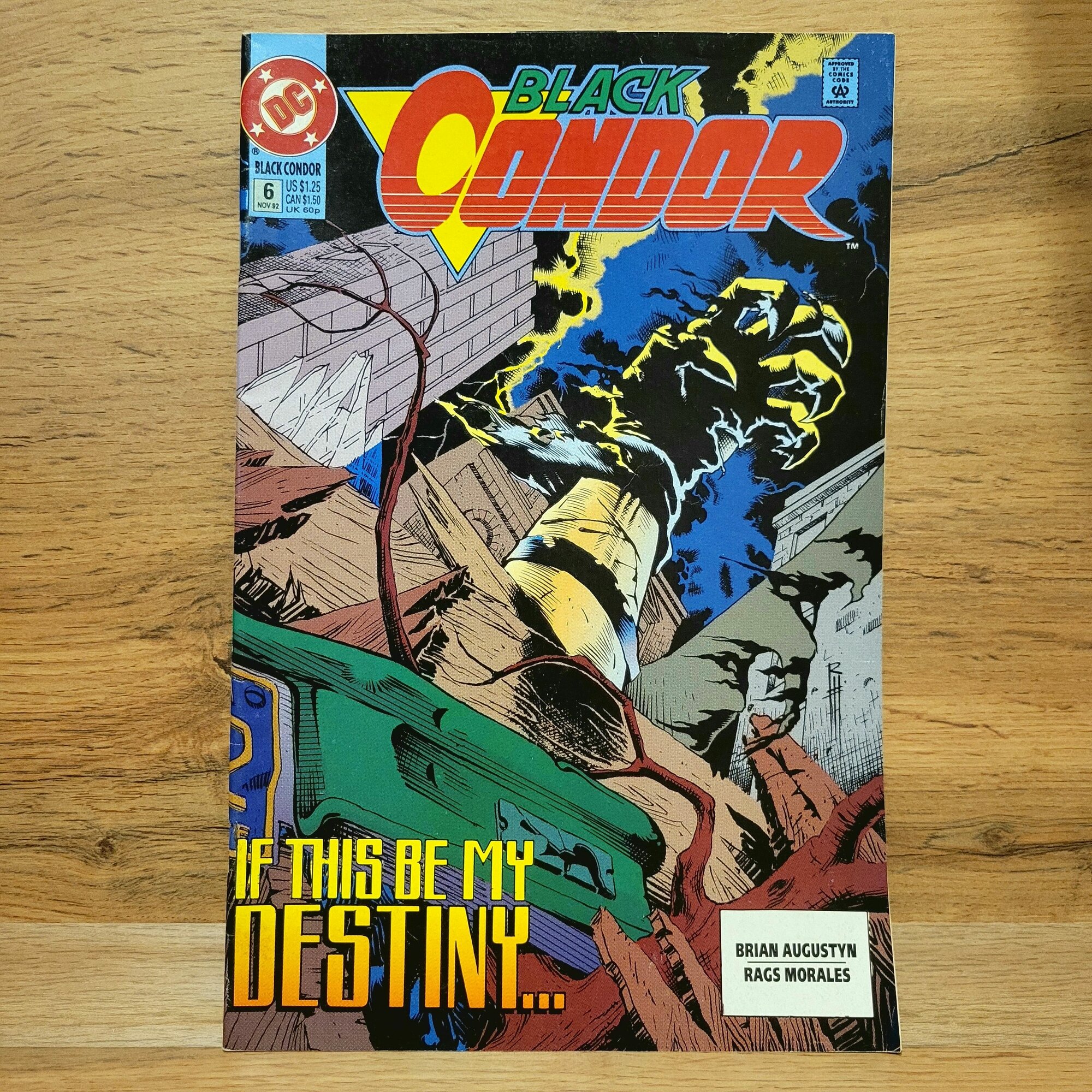 Ретро Комикс Black Condor #6. 1992 Год.