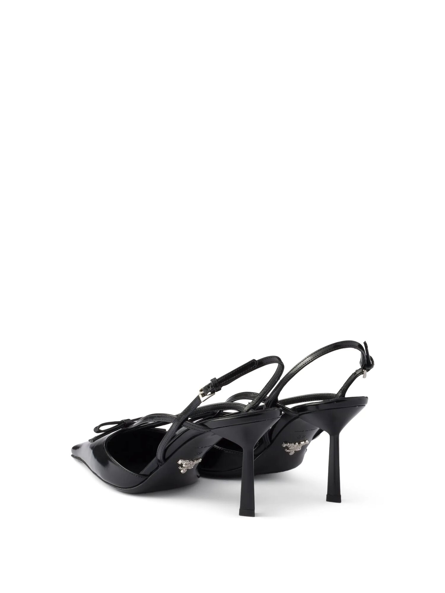 Туфли Prada Brushed-leather slingback pumps, размер 39 EU — фото 1