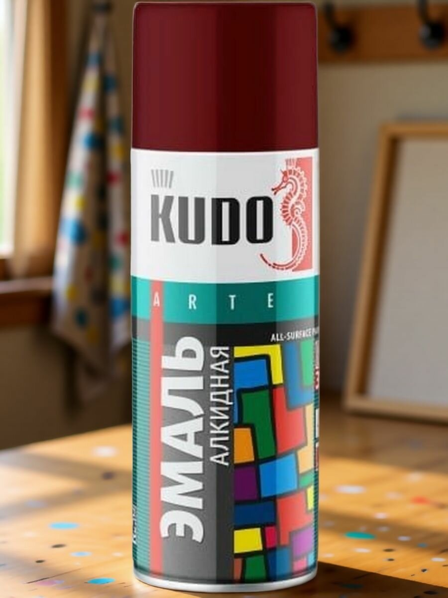 Эмаль универсальная KUDO вишневая