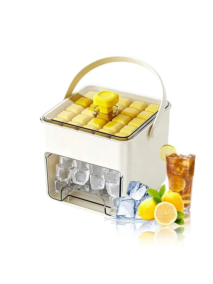 Форма для льда с прессом, 50 ячеек