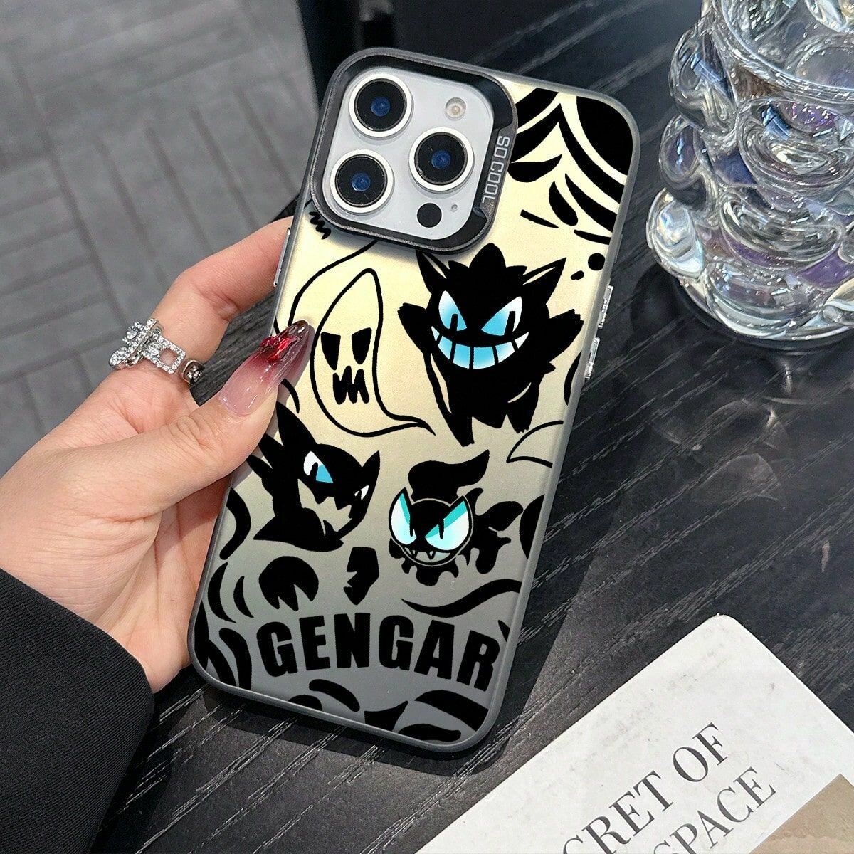 Чехол на Айфон 11 / iPhone 11 черный с Покемоны силиконовый удароПрочный