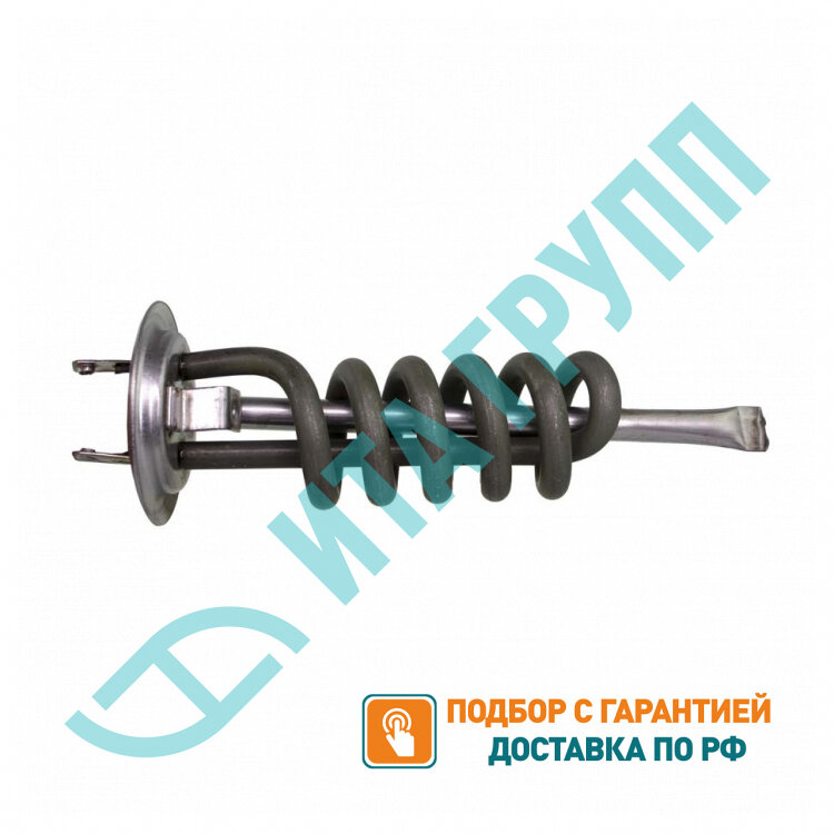 ТЭН 2кВт (2000Вт) RF для водонагревателя Thermex, Garanterm, под анод М6, контакты под винт, 20055