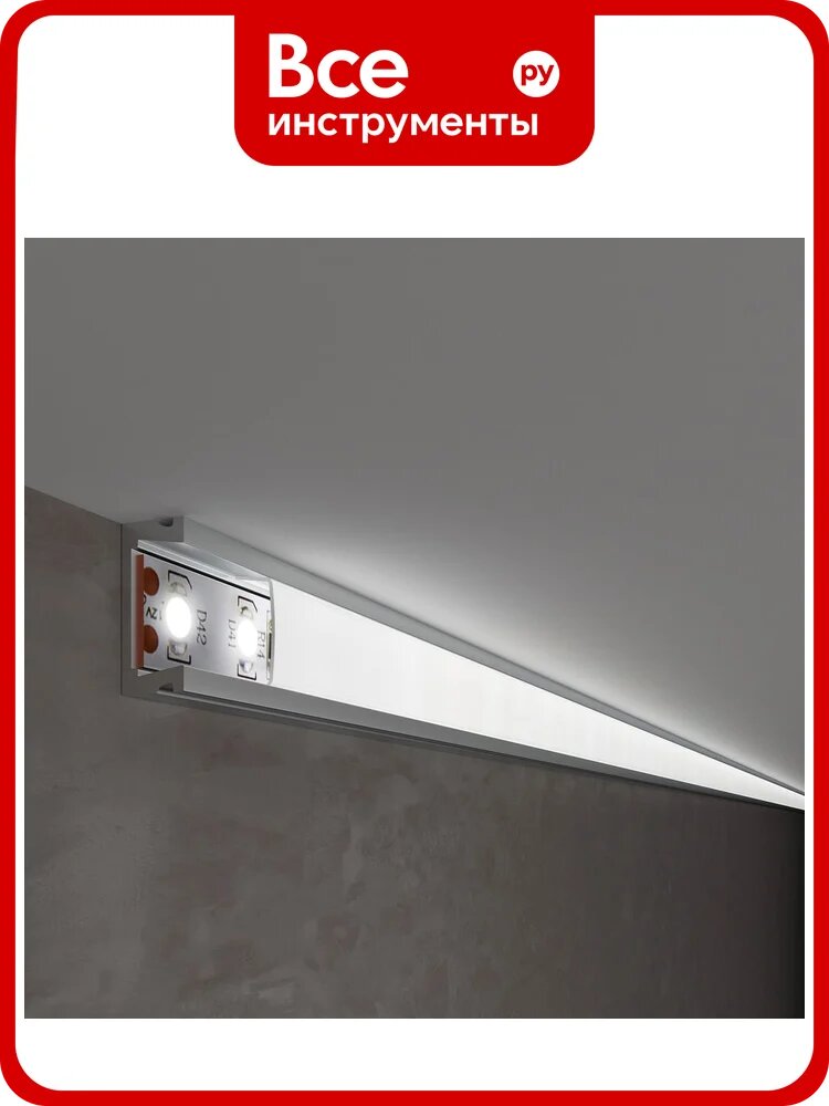 Накладной алюминиевый профиль Elektrostandard LL-2-ALP006 для LED ленты (под ленту до 11mm) a041811