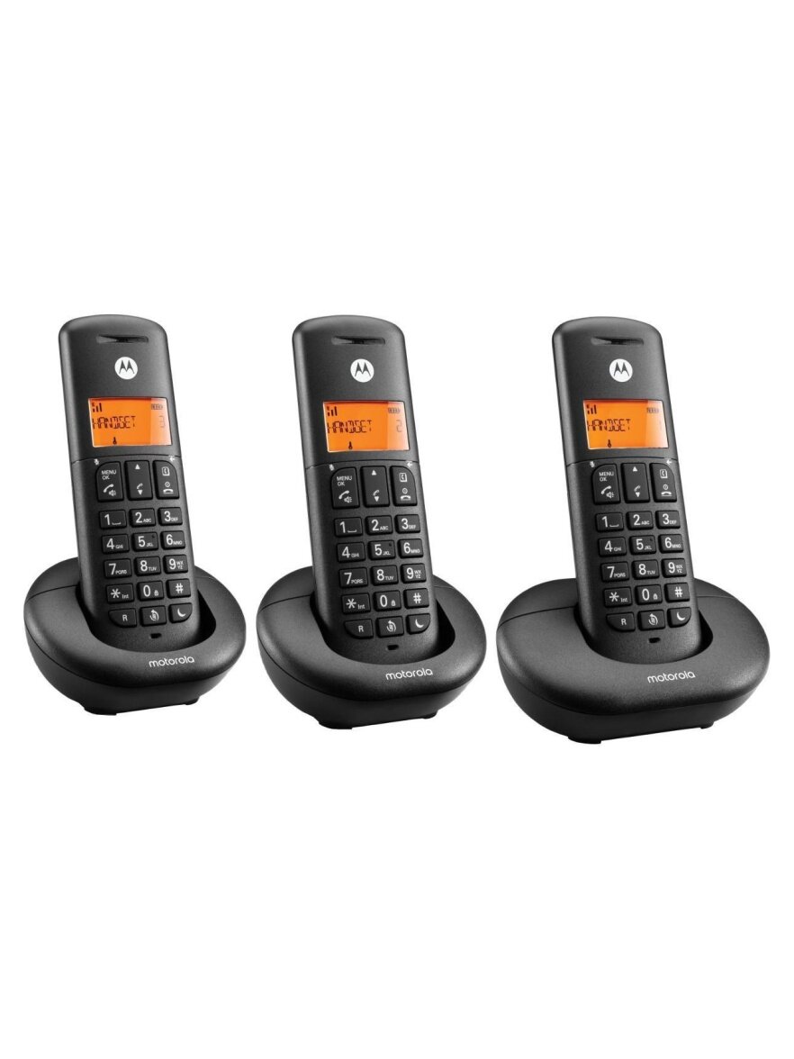 Радиотелефон Motorola Solutions MOTOROLA DECT E203, черный