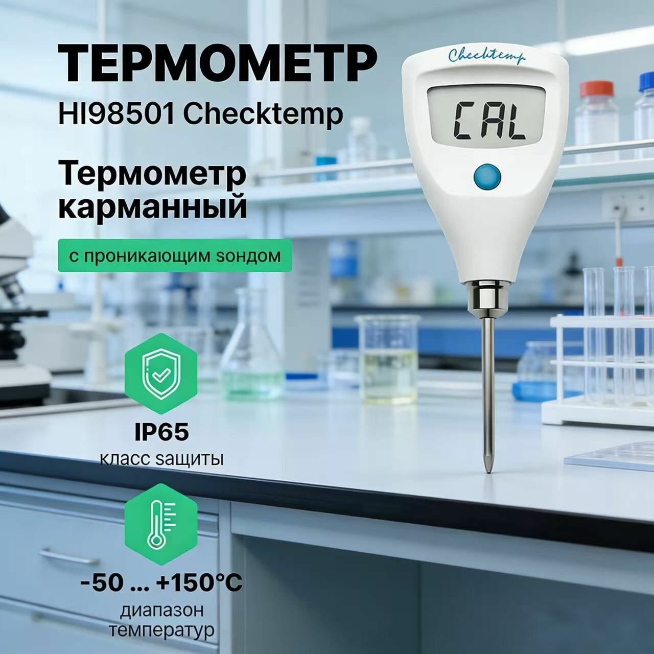 Термометр Hanna HI98501 Checktemp