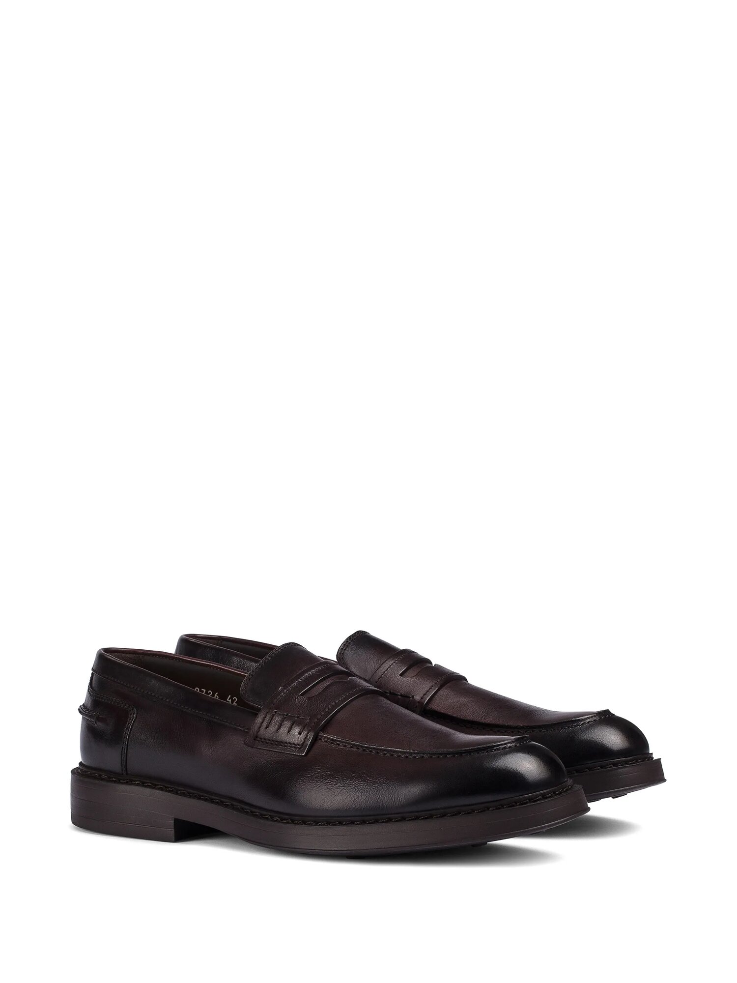 Лоферы Doucal's Leather penny loafers, размер 42 — фото 1