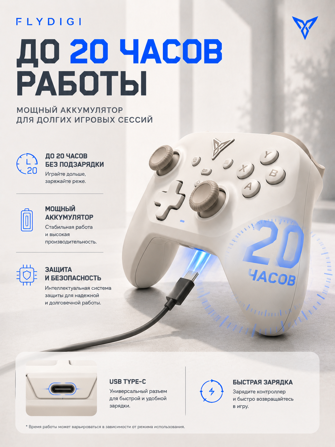 Геймпад Flydigi Dune Fox беспроводной Bluetooth 2.4G для ПК Android Nintendo Switch — фото 1