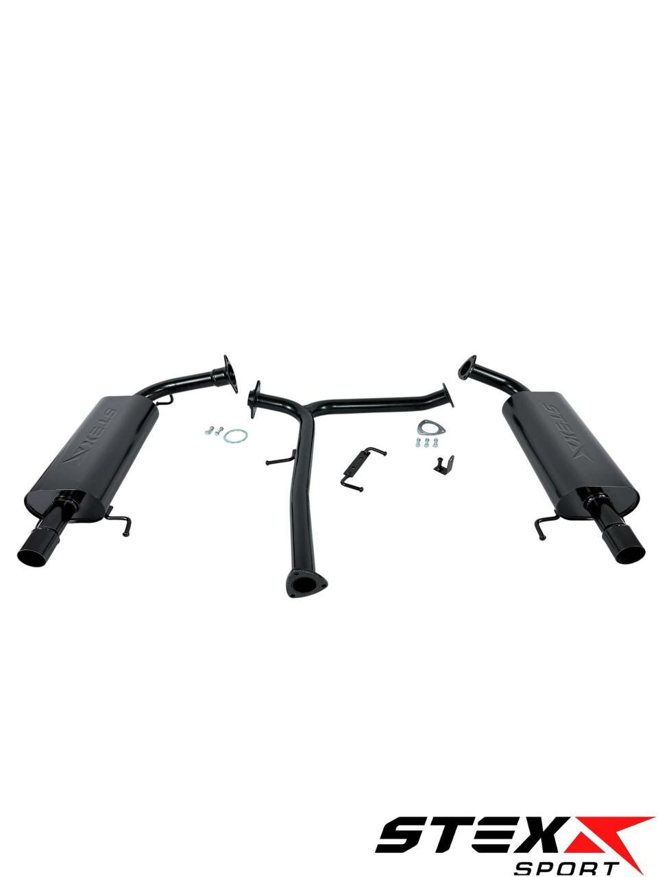 Глушитель основной раздвоенный STEXX SPORT для Toyota Camry VII (XV50)(2011-2014) под насадки