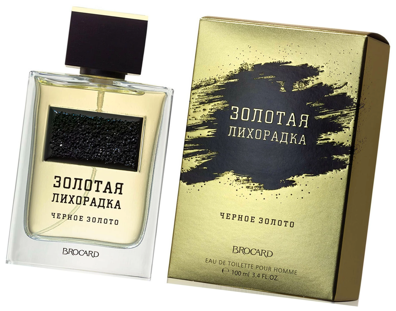 Туалетная вода Brocard Golden Fever Black Gold 100 мл мужская - Брокард Черное Золото