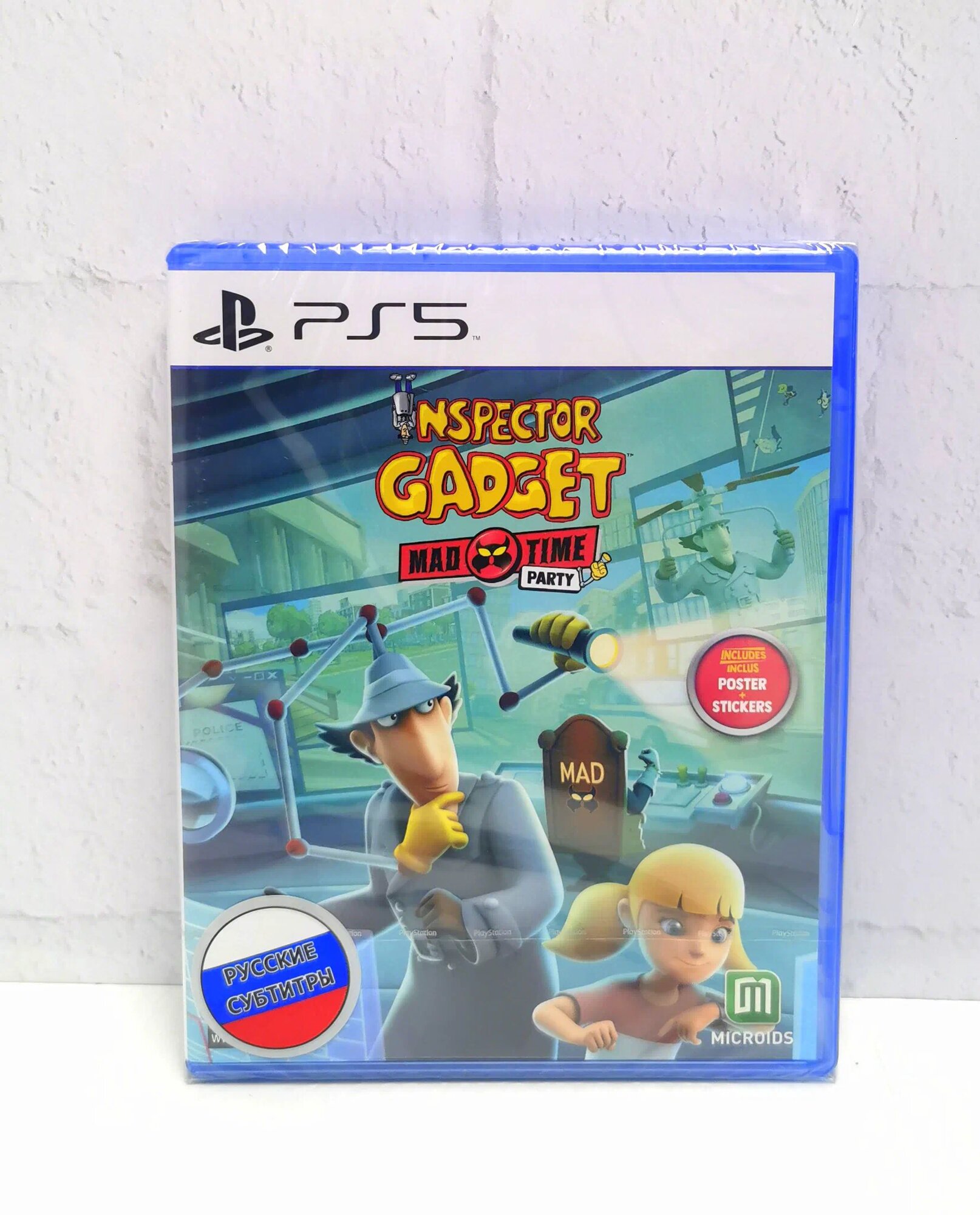 Inspector Gadget Mad Time Party Русские субтитры PPSA 17055 Видеоигра на диске PS5