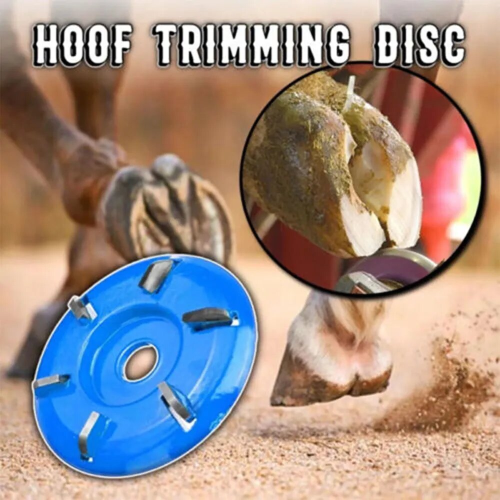 Диск для обработки копыт УШМ "HOOF TRIMMING DISC" (115мм, цвет 22/400/200), Китай