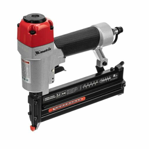 Степлер пневматический Matrix 57426 18GA 10-50 мм, 0.7 л/мин