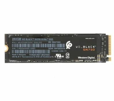 250 ГБ SSD M.2 накопитель WD Black SN750 (WDS250G3X0C-00SJG0)