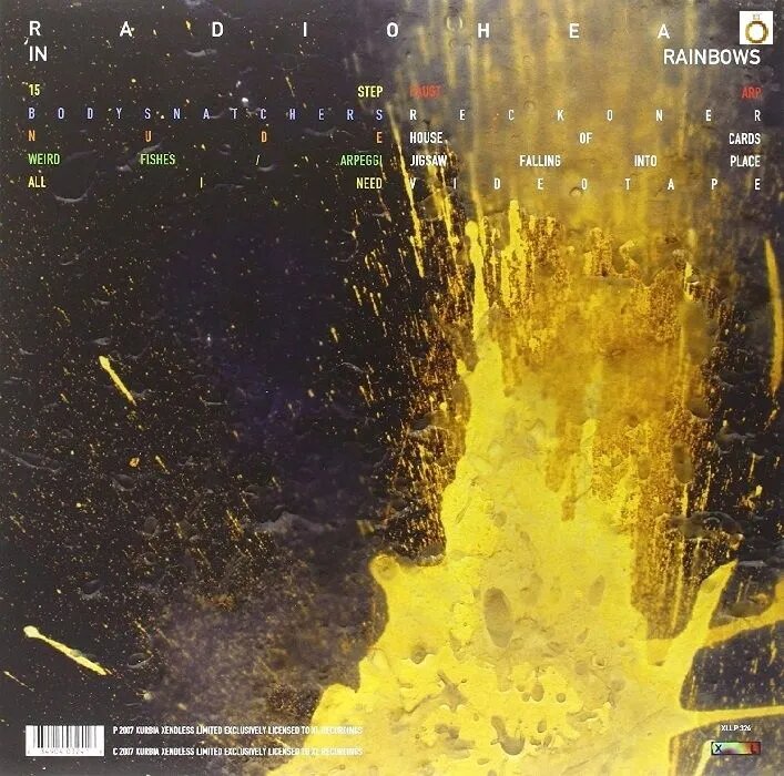 Radiohead - Rainbows (2022) виниловая пластинка LP, переиздание на XL Recordings, Европа