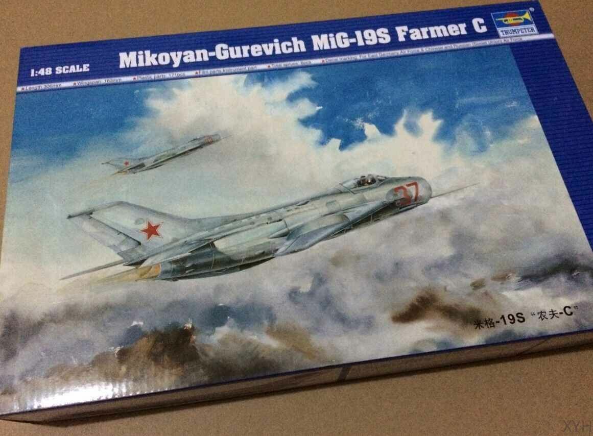 Trumpeter 1/48 02803 Микоян-Гуревич МиГ-19С Фермер С Самолеты