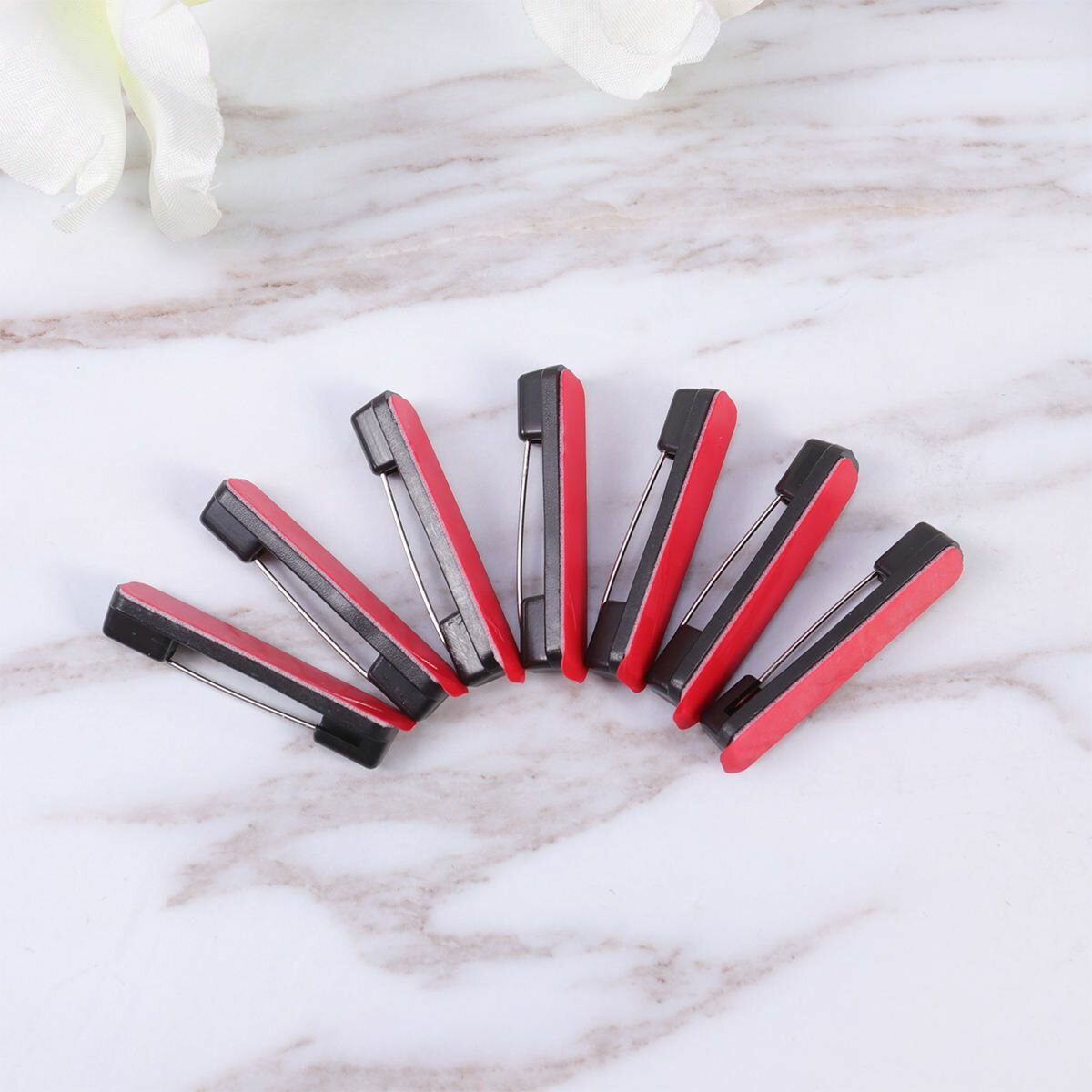 100 Штук Идентификационных Значков, Пластиковая Брошь, Подходит Для Брошей