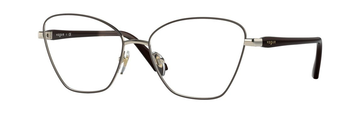 Оправа Vogue Eyewear VO 4195 5021, бабочка, женская, металлическая, чёрная, с футляром