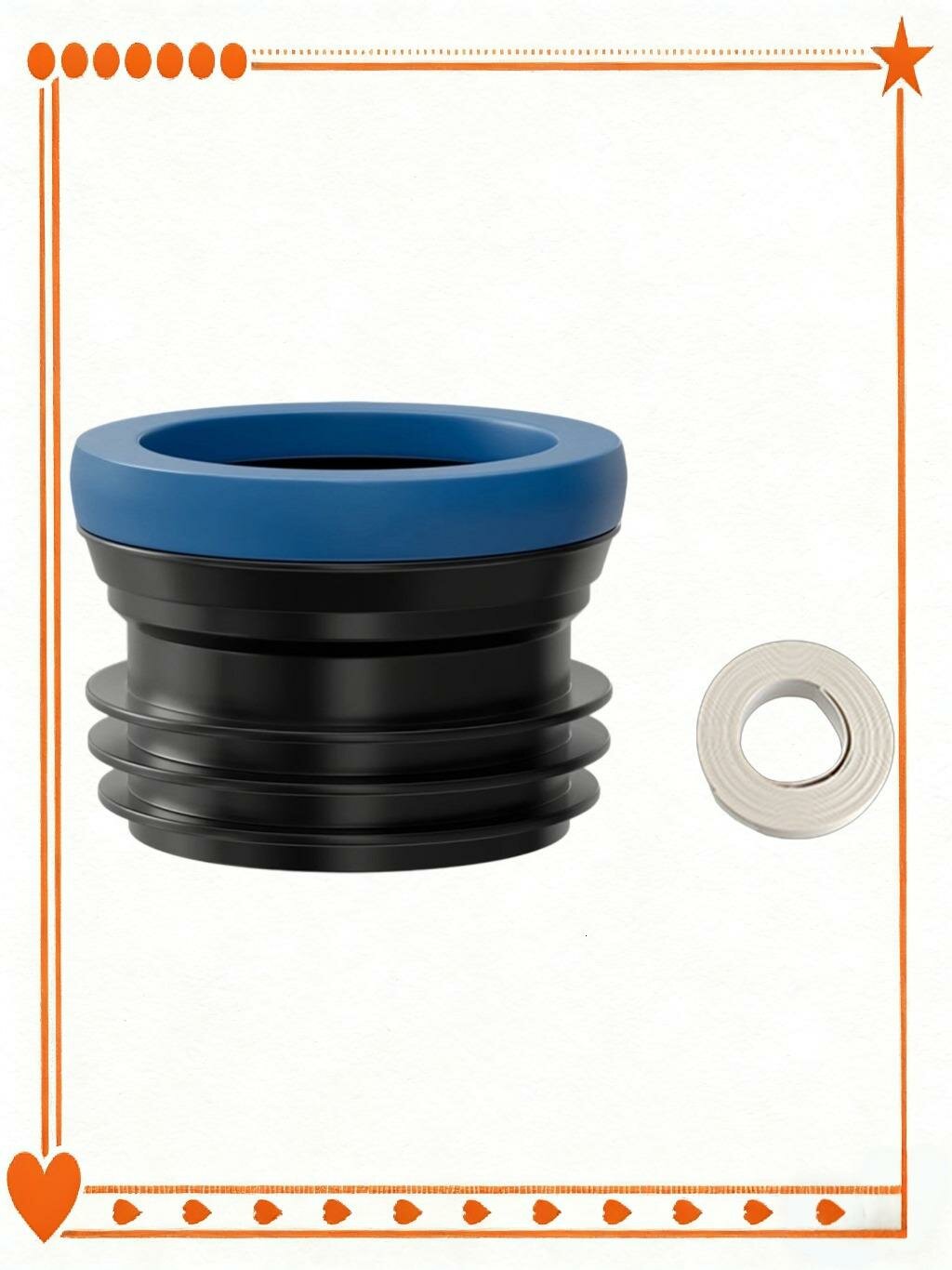 Бесшумное уплотнительное кольцо для унитаза из АБС, Уплотнительное кольцо ст.