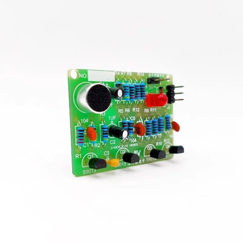 Световой датчик звука DIY Зеленый цвет для аудиотехники