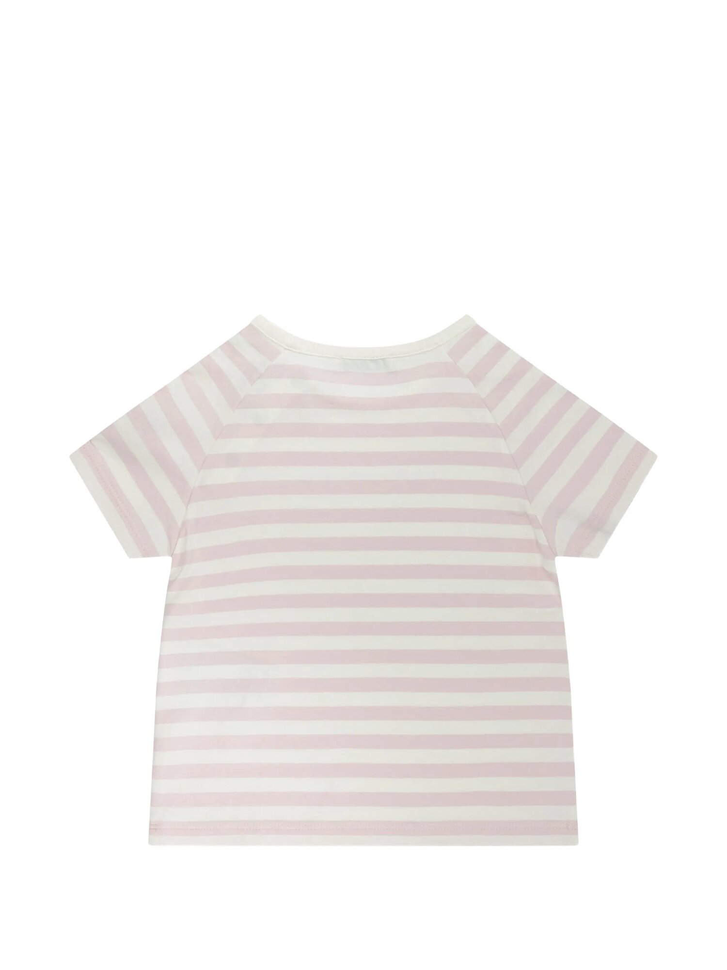 Футболка Moncler Stripe-pattern T-shirt, размер 5 лет, белый — фото 1