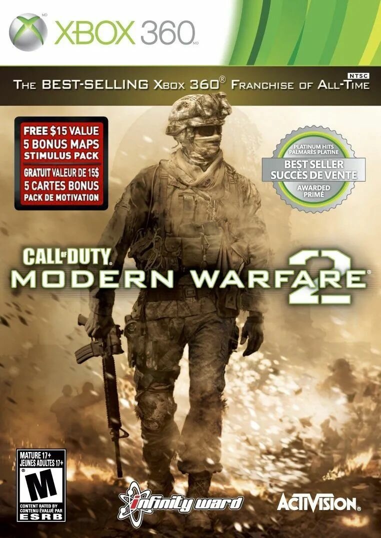 Xbox 360 игра Call of Duty Modern Warfare 2