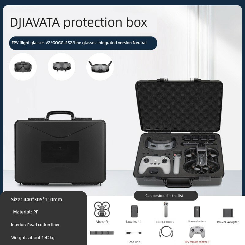 DJI Avata 2 FPV Drone Zashchitnyy Chety PP Chety, Ne Vodoustoychivy