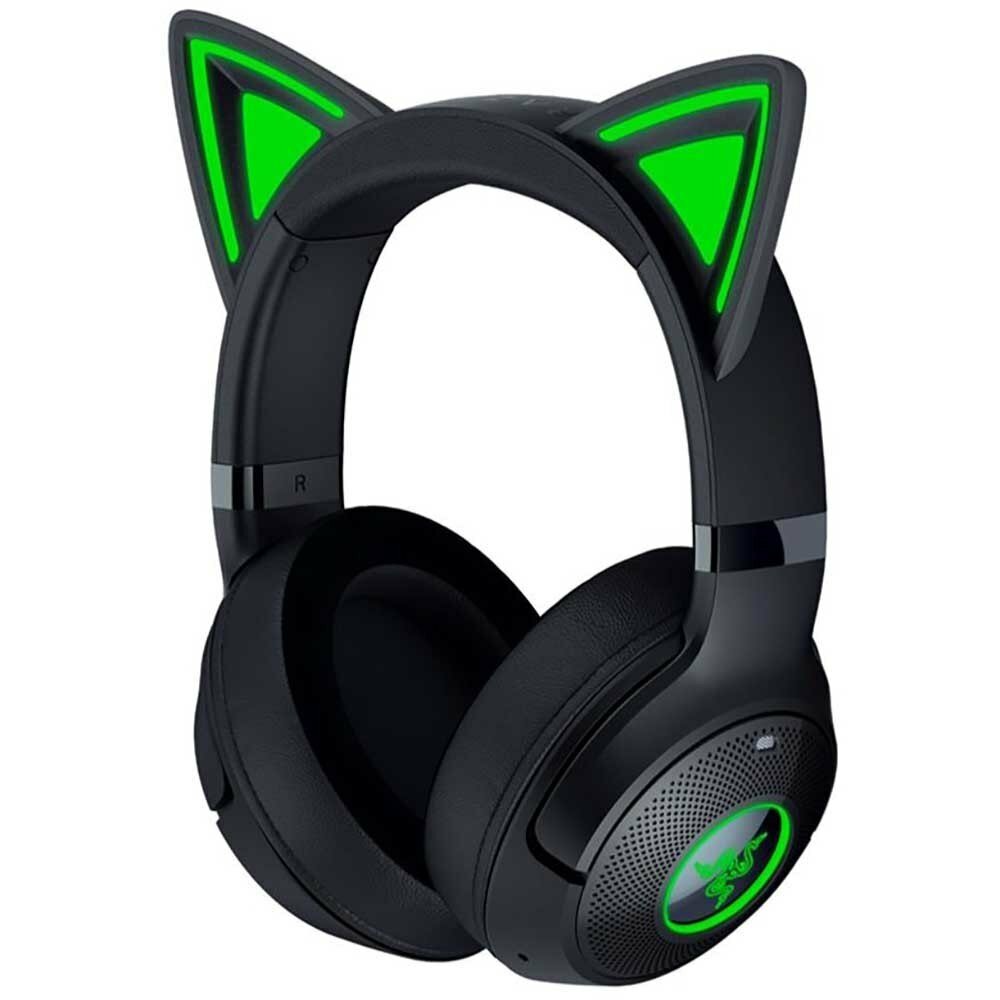 Гарнитура Razer Kraken Kitty BT V2 BT Голосовой микрофон для беспроводных наушников с головным динамиком, Чёрный