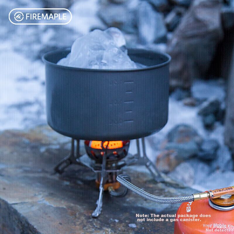 FIRE-MAPLE Легкий ветрозащищенный газовый костровой плитка для пеших походов в высокогорье и холодную погоду