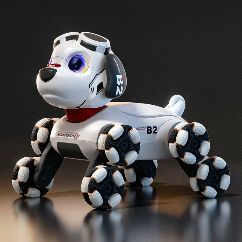 Aomengxing дистанционный управляемый робот-собака с функцией рассказов AI-технологии для детей от 3 лет Цвет：[JD для