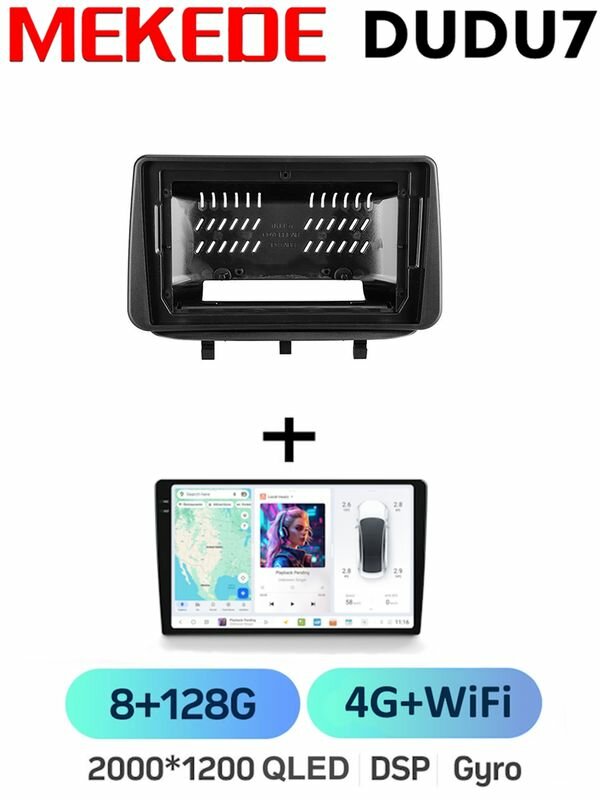 Магнитола 9" Mekede DUDU7 8/128 Gb для Opel Meriva B 0 Din 2009-2014 carpay Android