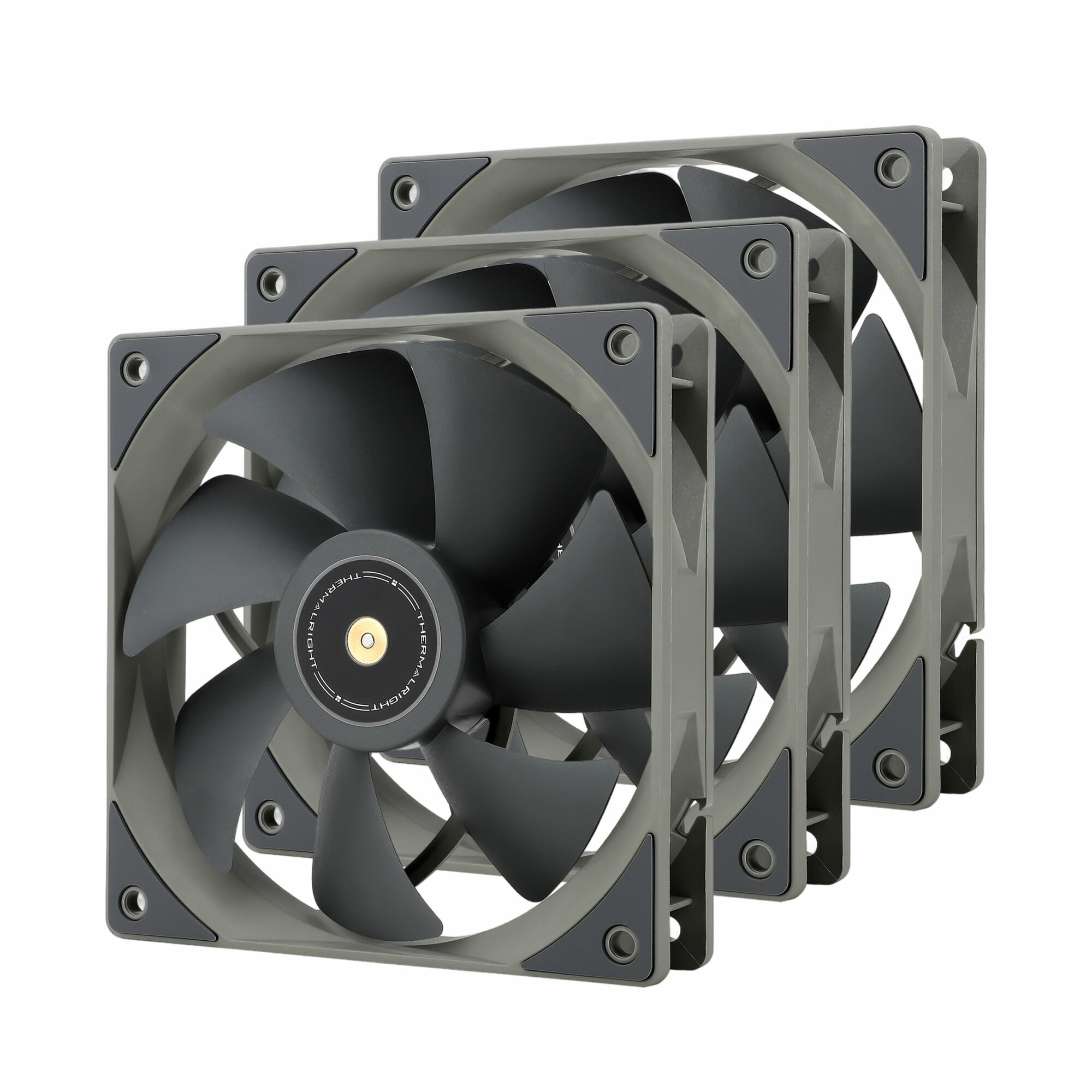 Комплект вентиляторов для корпуса 3 шт. Thermalright TL-G12 / 120x120x25 мм, 1500 об/мин, 24 дБА, PWM / TRTLG12