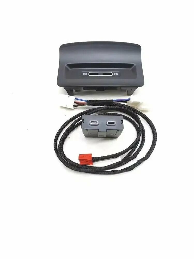 USB-розетка 5QD035726L для центрального подлокотника Быстрая зарядка 2.4A VW Tiguan L Teramont Touran Magotan Skoda Kodiaq Superb