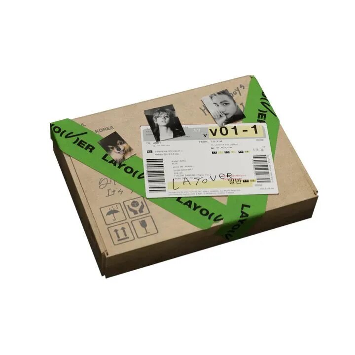 Альбомы V (BTS) aльбом Layover Solo Album K-pop CD 1 шт. в картонном боксе, импортное издание