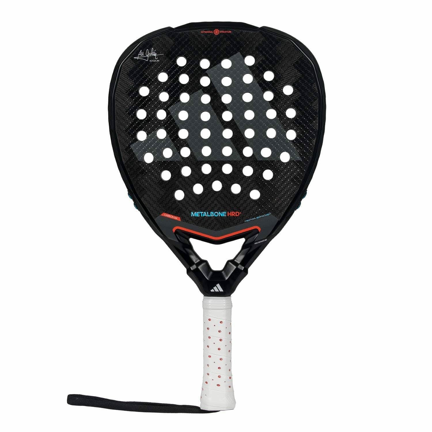 DECATHLON ракетка для падел тенниса Metalbone HRD+ 3.4, черный/оранжевый/белый, 345 г