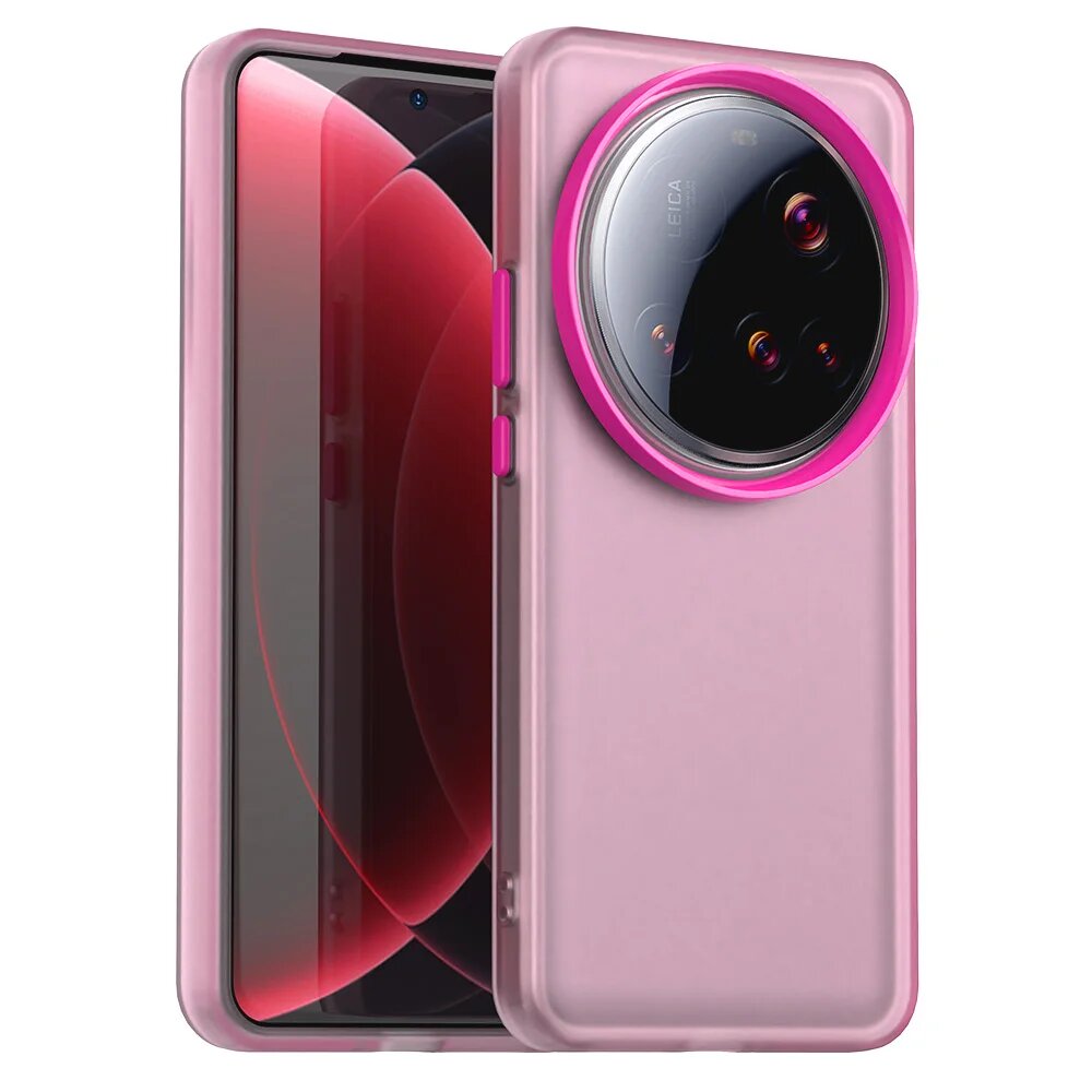 Розовый чехол для Xiaomi 15 Ultra, Red