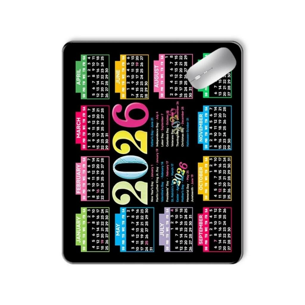 Календарь-коврик для мыши 2026, F373