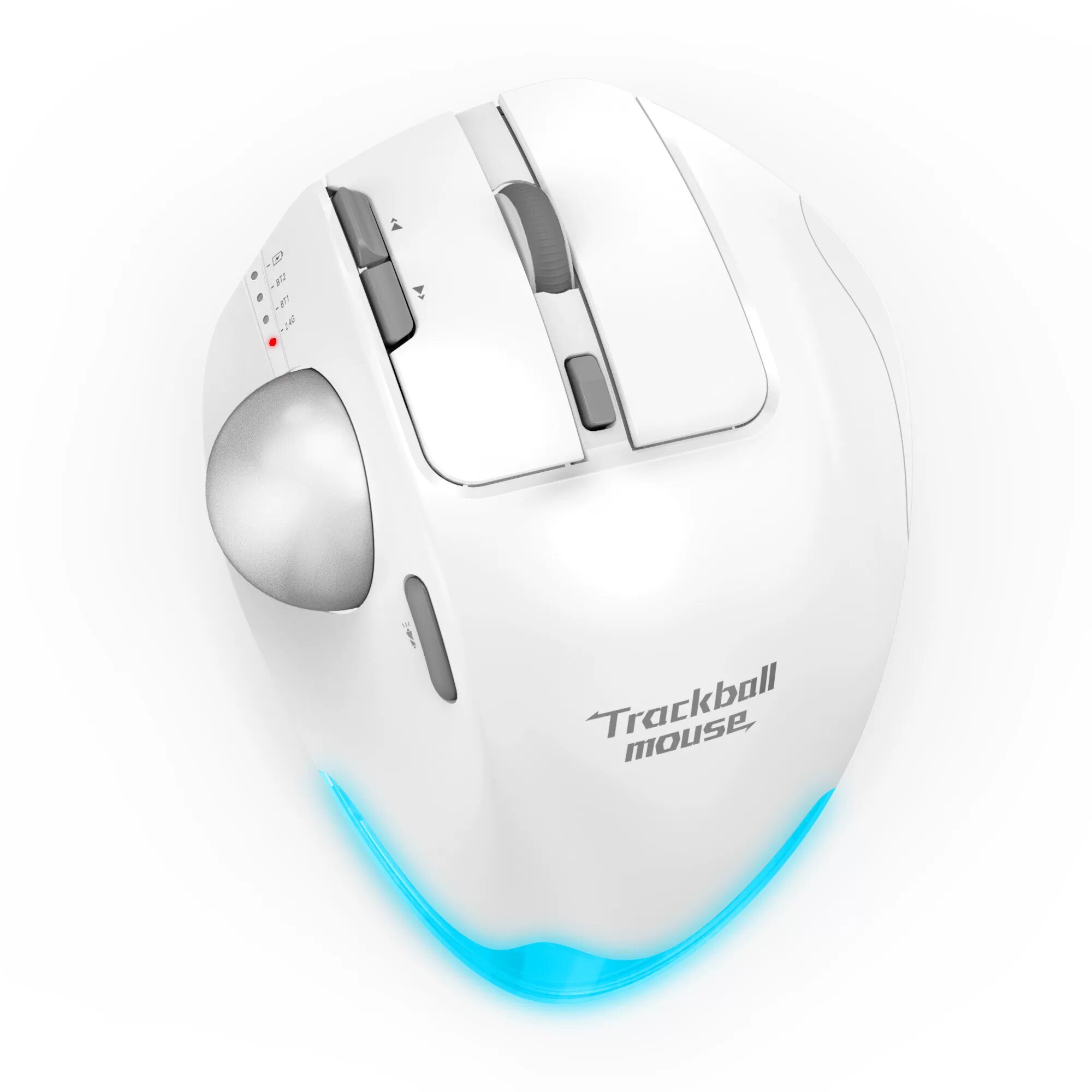 Трехрежимная беспроводная мышь-трекбол Bluetooth с эргономичным дизайном для рисования, межэкранное управление,
