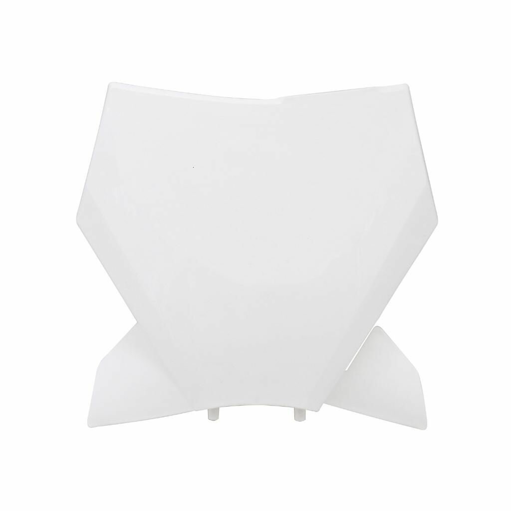 Номерной мотоциклетный щиток для гонок и тренировок, Белый