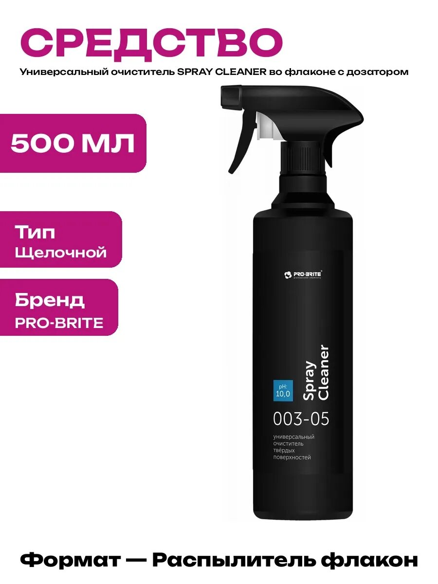 Очиститель SPRAY CLEANER универсальный для дома и для офиса