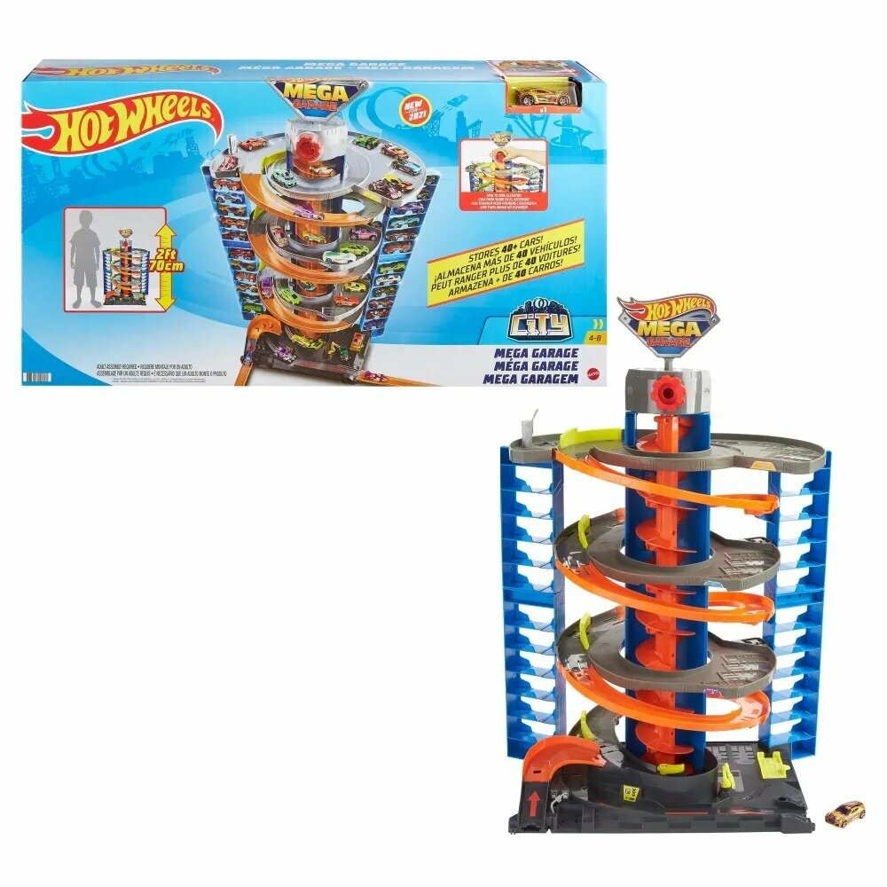 Набор игровой Hot Wheels Сити Мега Гараж, GTT95