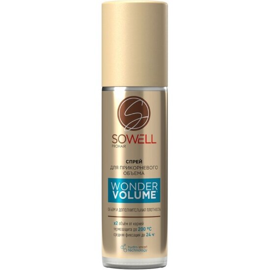 Спрей для прикорневого объема волос Sowell Wonder Volume, 200 мл