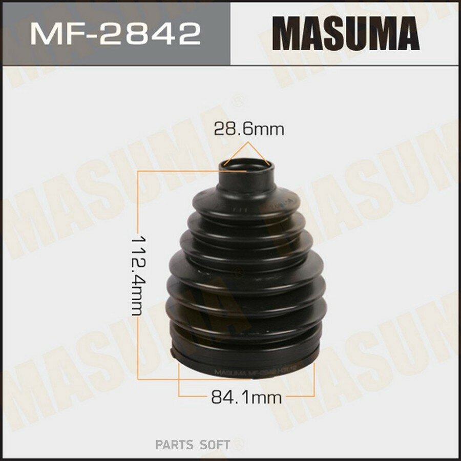 Пыльник ШРУС для а/м Mitsubishi Pajero Sport 09- пластик + спецхомут 84.1x112.4x28.6 Masuma MASUMA MF2842 | цена за 1 шт