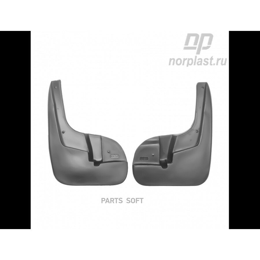 Брызговики передние Renault Logan/Sandero/Stepway 2014 г. в.-> "NORPLAST" (2 шт.) NORPLAST NPL-BR-69-24F | цена за 1 шт