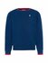 Свитер TRUSSARDI Junior Embroidered-logo sweater, размер 6 лет, Синий принт