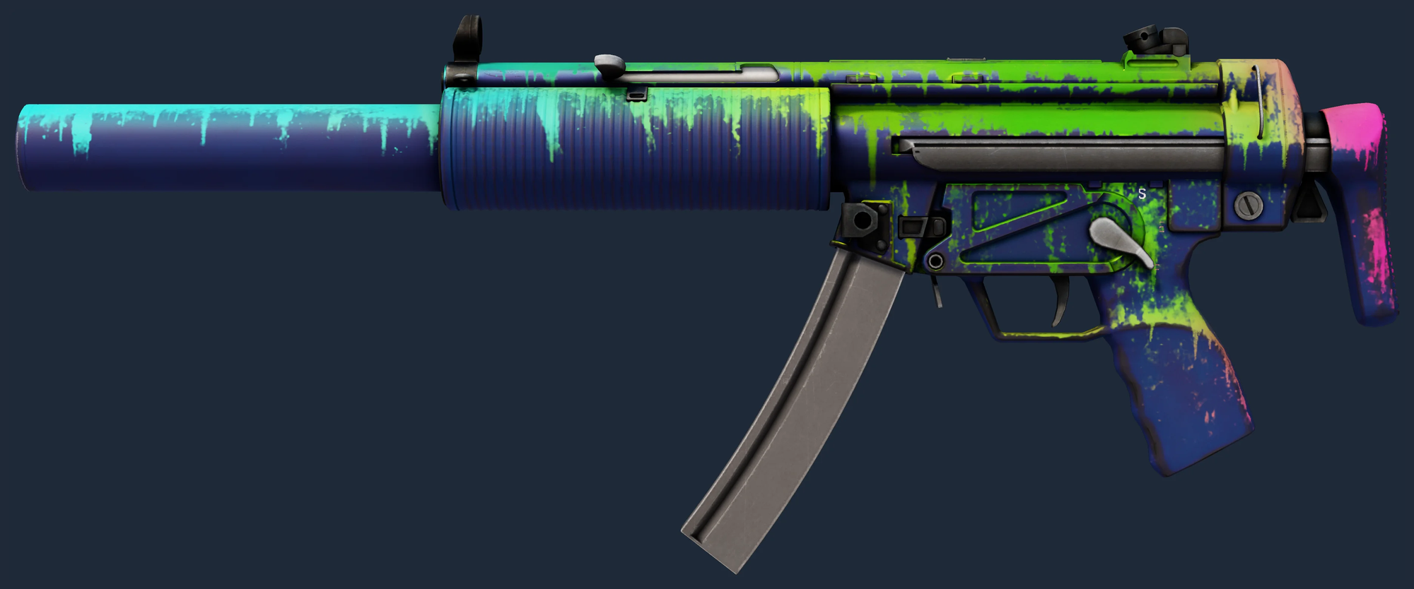 MP5-SD | Фосфор (Поношенное) Скины CS2 с быстрой автовыдачей steam trade
